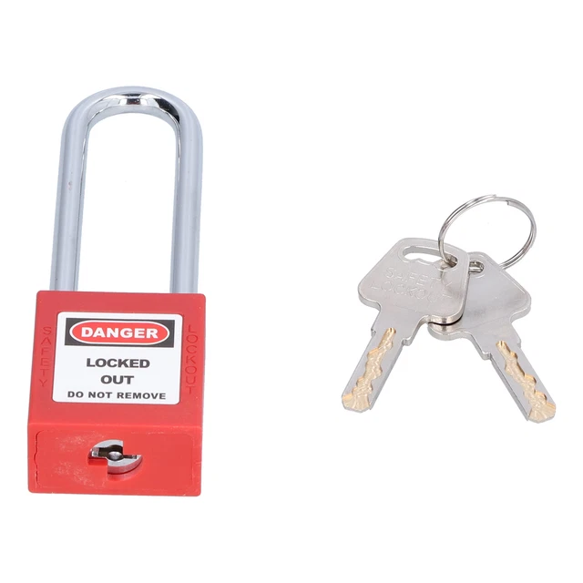 INDUSTRIAL SAFETY PADLOCK 3in Steel Beam Corrosion Resistant ...