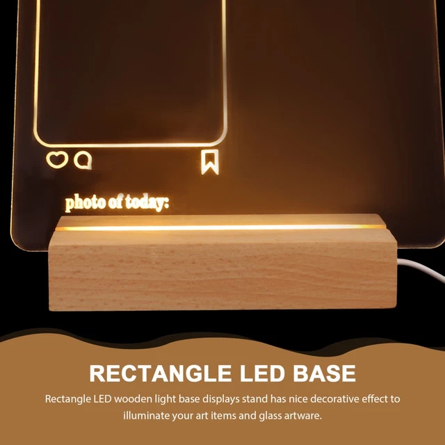 RECTANGLE LED BASE Led Display Base Led Light Base Display Stand for ...