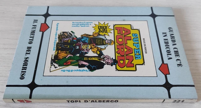 ALAN FORD N.221 TOPI D' ALBERGO max bunker press mbp originale 1987 EUR ...
