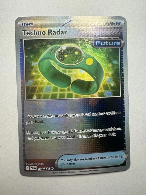 TECHNO RADAR [POKEBALL Holo] 130/131, Prismatic Evolutions, PRE EN £1. ...