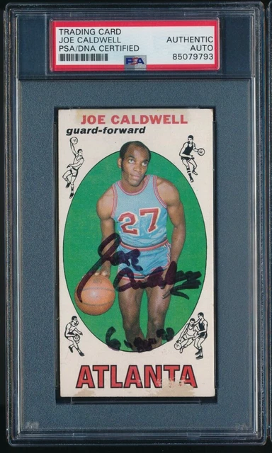1969 TOPPS #41 Joe Caldwell rc recrue auto autographe signé PSA/ADN EUR ...
