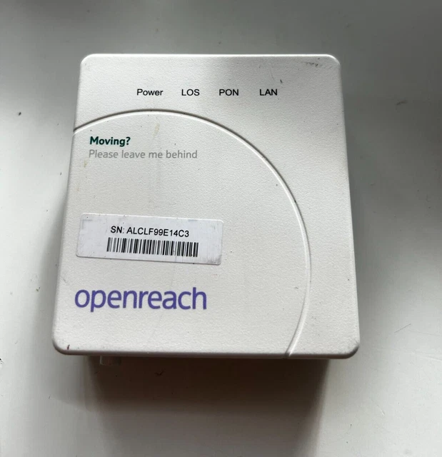 NOKIA-ONT G-010G-R OPENREACH Optical Fibre Gpon Terminal Only £6.50 ...