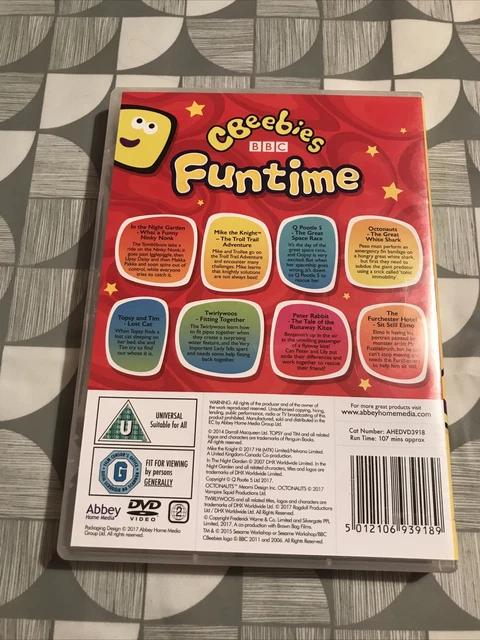 RARE CBEEBIES BBC Funtime Compilation Dvd Vgc Tested Uk Seller $18.88 ...