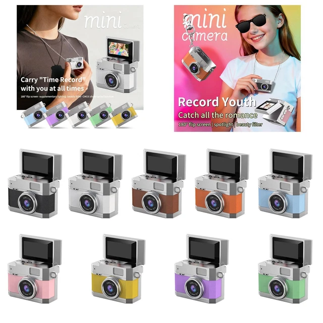 PHOTO CAMERA 0.96 inch Display Screen Mini Accessories for Teens Travel ...