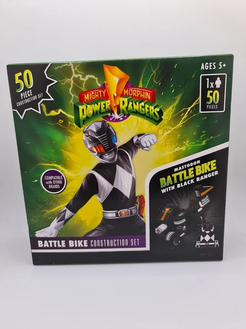 POWER RANGERS MIGHTY Morphin 50 Piece Construction Set Battle Bike ...