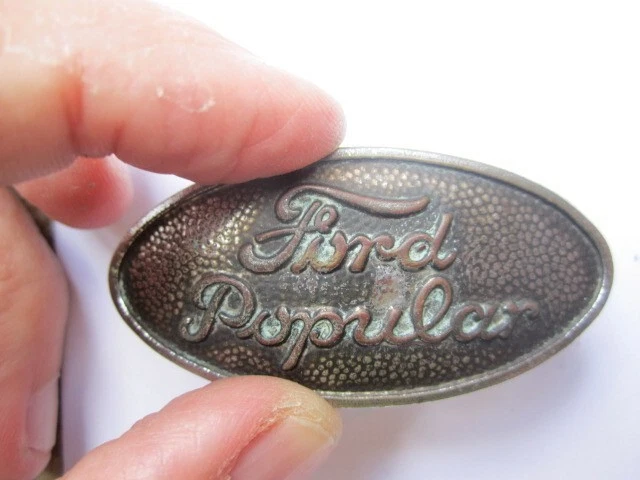 FORD POPULAR E93A 1950s Car Badge Mascot Front Grill Emblem. £29.83 ...