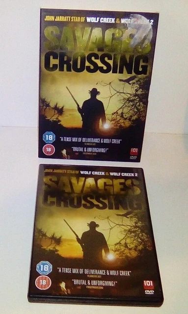 SAVAGES CROSSING (2014) John Jarrat DVD Horror Movie With Slip Cover ...