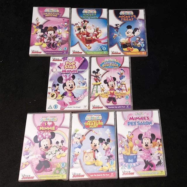 DISNEY MICKEY MOUSE Club dvd collection - 8 different DVDS BUNDLE ...