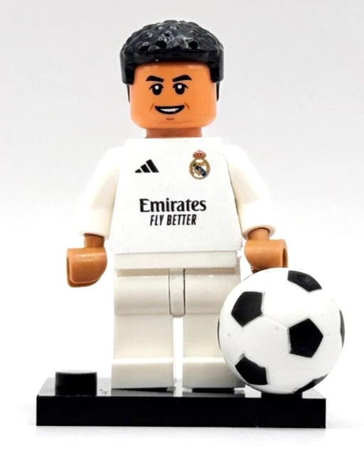 LEGO FOOTBALL PLAYER Minifigure - Real Madrid 2024 - Bellingham, Mbappe ...