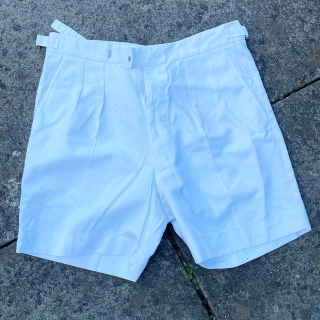 BRITISH ARMY SURPLUS Royal Navy Issue Mens White Uniform Shorts £9.99 ...