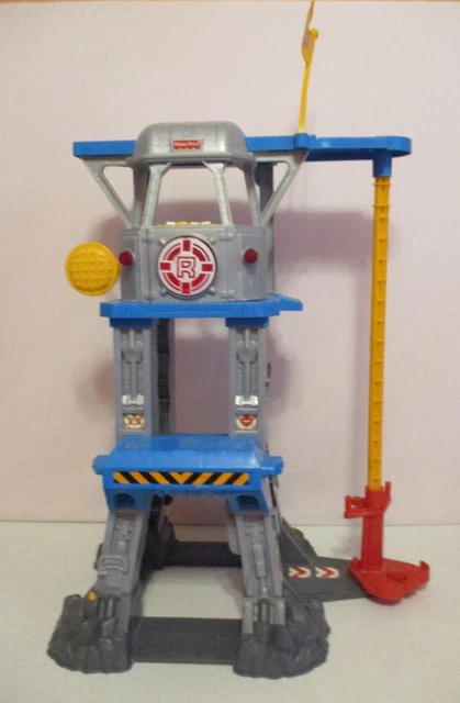FISHER PRICE-RESCUE HEROES-COMMAND Center Tower-1999-#72955-Suoni e ...