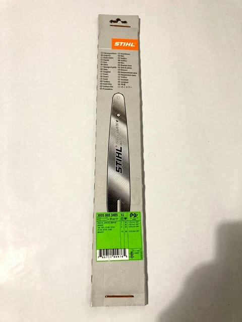 GENUINE STIHL ROLLOMATIC E 12 Inch Chainsaw Guide Bar 3005 008 3405 12 ...