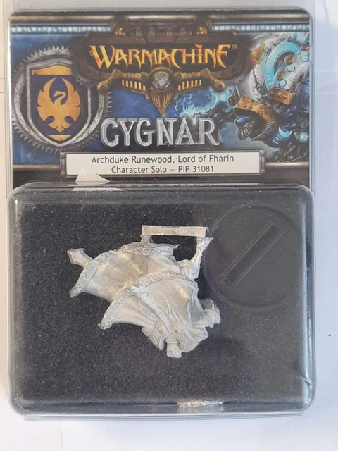 WARMACHINE CYGNAR ARCHDUKE Alain Runewood, Lord of Fharin NIB $10.00 ...