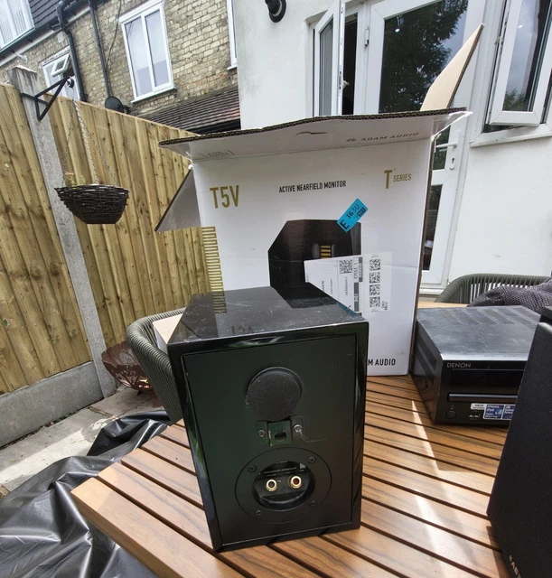 ACOUSTIC ENERGY AE Bookshelf Speakers Pair 2.0 Wired Banana Jack Black ...