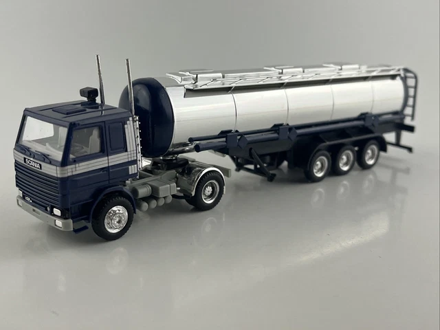 #160 HERPA 1:87 SCANIA 142M Silotank-Sattelzug "SCANIA" EUR 3,49 ...