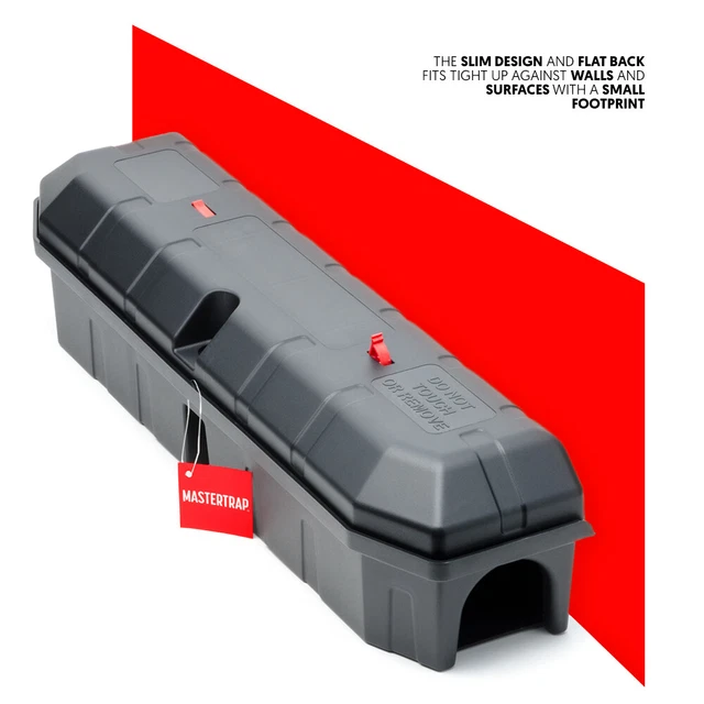 MASTERTRAP VECTOR RAT Bait Station with Two Heavy Duty Traps and ...