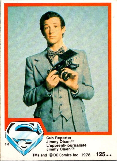 1978 OPC SUPERMAN #125 Cub Reporter Jimmy Olsen V52161 EUR 1,03 ...