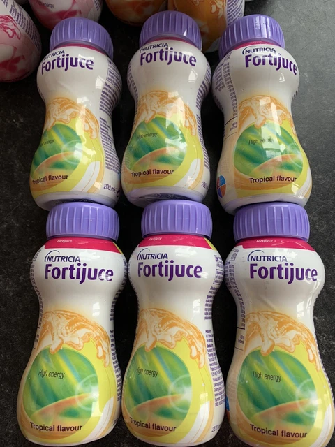 NUTRICIA FORTIJUCE X 15 Orange Strawberry Tropical flavour 200ml ...