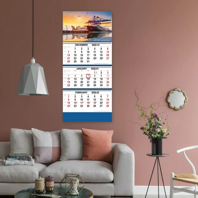 2026 TRI-FOLD WALL Calendar $39.55 - PicClick AU