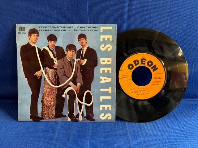 THE BEATLES WANT Hold Soe3745 Languette. Original France 45T/7' Exc+ EUR 39,00 - PicClick FR