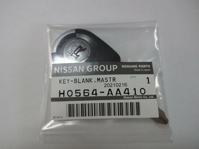GENUINE NISSAN R34 BNR34 Skyline GTR GT-R RB26DETT Key Blank H0564 ...