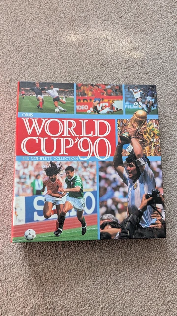 ORBIS WORLD CUP 1990 The Complete Collection Binder Set Album NOT ...