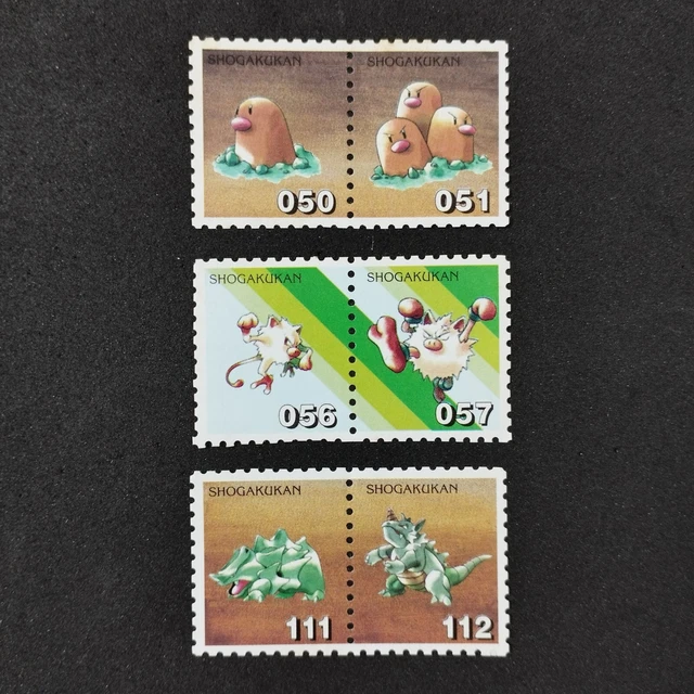 POKEMON SHOGAKUKAN BUNDLE Primeape Stamp Japanese EUR 12,90 - PicClick IT