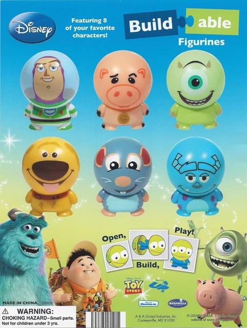 TOY STORY DISNEY Pixar Buildable Figurines Random 50 Pcs! £18.53 ...