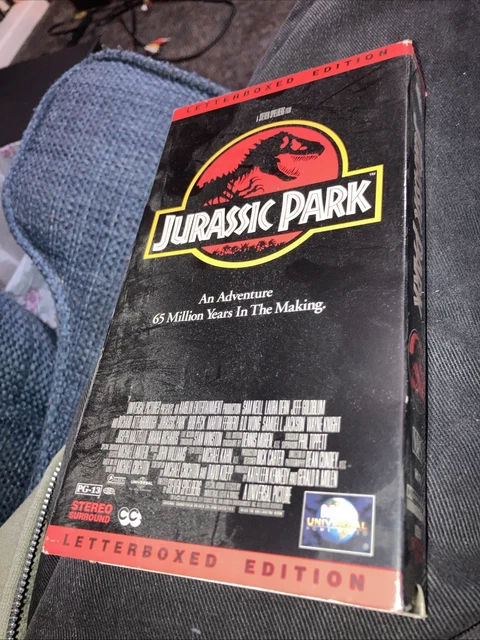JURASSIC PARK (VHS, 1994) Letterboxed Edition Steven Spielberg, John ...