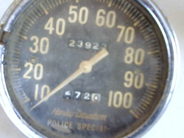 HARLEY DAVIDSON PANHEAD shovelhead flathead knucklehead speedometer EUR ...