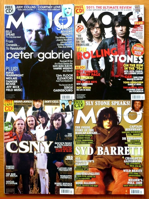 4 X MOJO Magazines - 2010-12-14 - Stones-Gabriel-CSNY-Syd Barrett - No ...