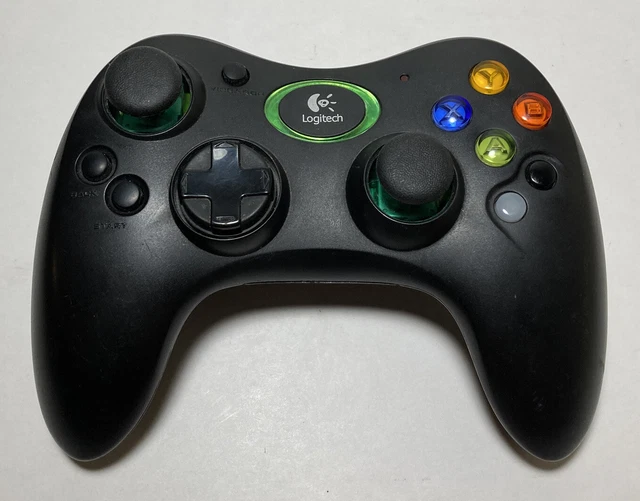 LOGITECH WIRELESS ORIGINAL Xbox Cordless Precision Controller and ...