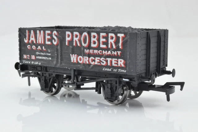 DAPOL OO GAUGE - PO 7 Plank Wagon, Ltd. Ed. 'James Probert' Worcester ...
