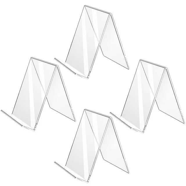 4 PCS ADVERTISEMENT Paper Stand Desktop Document Stands Menu Frame Sign ...