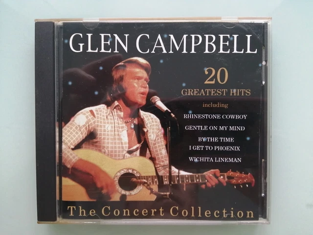 GLEN CAMPBELL 20 Greatest Hits The Concert Collection CD Royaume-Uni ...