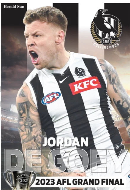 HUGE 600MM 2023 Collingwood Magpies Premiers Afl Football Team Poster ...