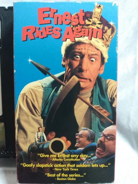 ERNEST RIDES AGAIN~ORIGINAL 1st Release Vintage VHS Movie 1993~Jim ...