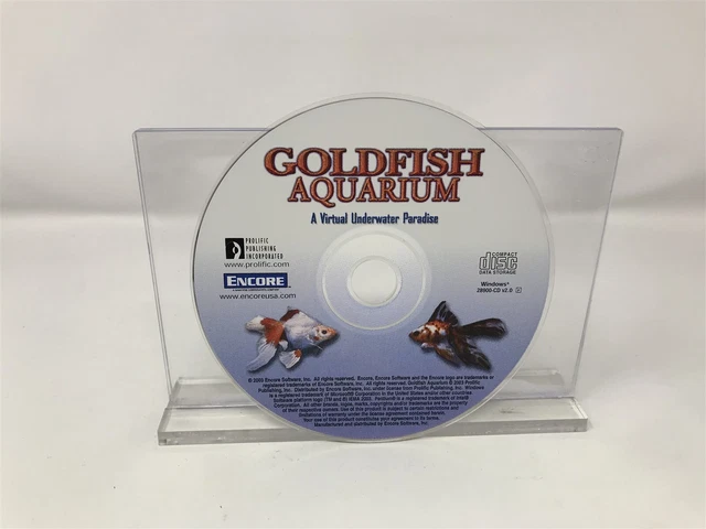 ENCORE GOLDFISH AQUARIUM A Virtual Underwater Paradise - PC Game Disc ...