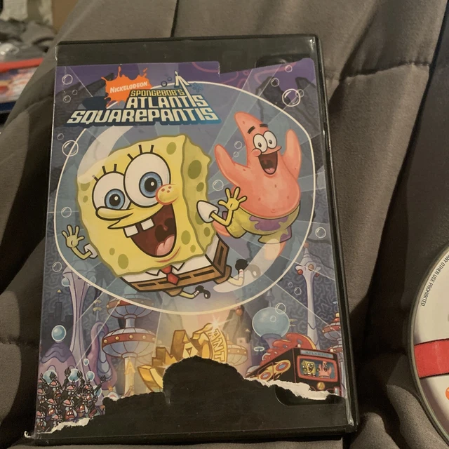 THE SPONGEBOB SQUAREPANTS Movie & Spongebob’s Atlantis Squarepantis DVD ...