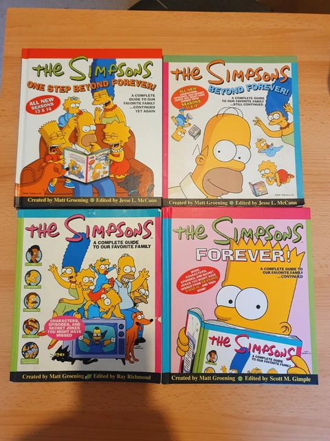 LARGE SIMPSONS BOOK Bundle - 11 BOOKS ~ TV, Comics, Bart, Homer ...