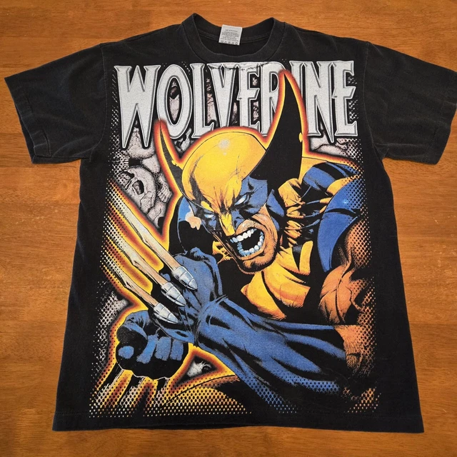VINTAGE WOLVERINE AOP MODERN BOOT TEE Single Stitch $34.00 - PicClick