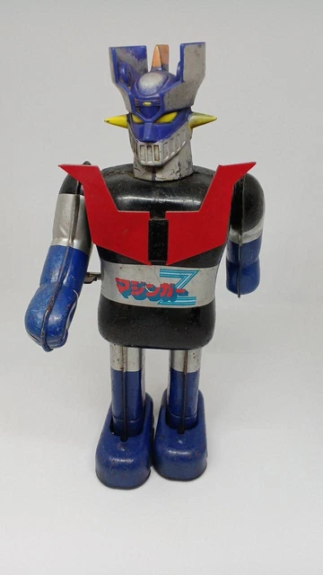 POPY MAZINGER Z Wind-up Tin Robot Vintage Anime Toy Used Japan (Working ...