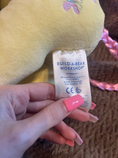 MY LITTLE PONY Fluttershy Vintage 2013 Build A Bear Plush Soft Toy with ...