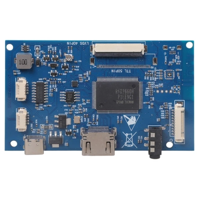CAPACITIVE TOUCH LCD Screen Drive Control Board 40pin LVDS $31.96 ...