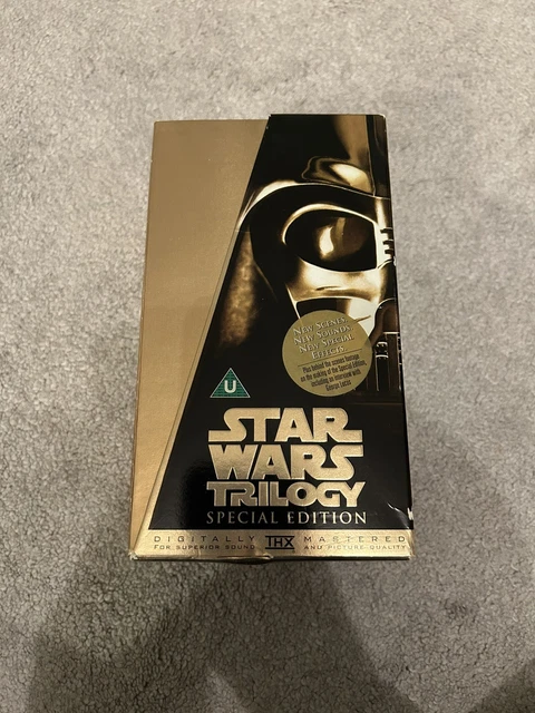 STAR WARS TRILOGY Box Set VHS 1997 THX Gold Special Edition £10.00 ...