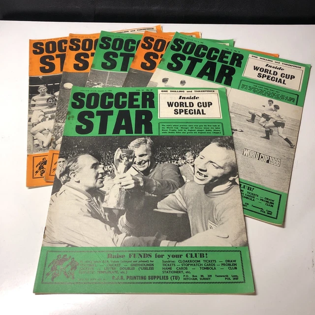 6 X SOCCER Star Magazines - 1966 World Cup Special Issues (BK3) £49.99 ...