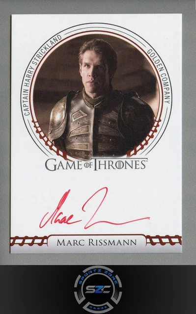 MARC RISSMAN AS Capt Harry Strickland - 2025 GofT The Great Houses Blue ...