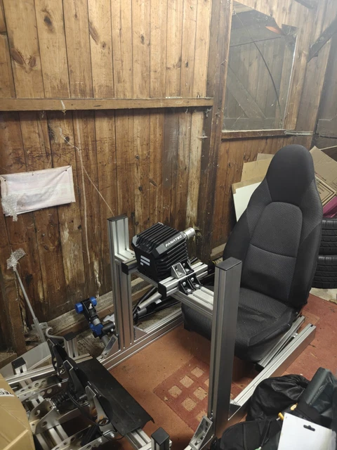 FULL ALUMINIUM SIM Racing Set Up - Fanatec CSL DD (8nm) With Load Cell ...