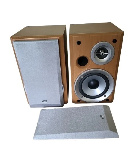 JVC SP-UXP55 60WATT Bookshelf Speakers Good Condition and Full Working ...