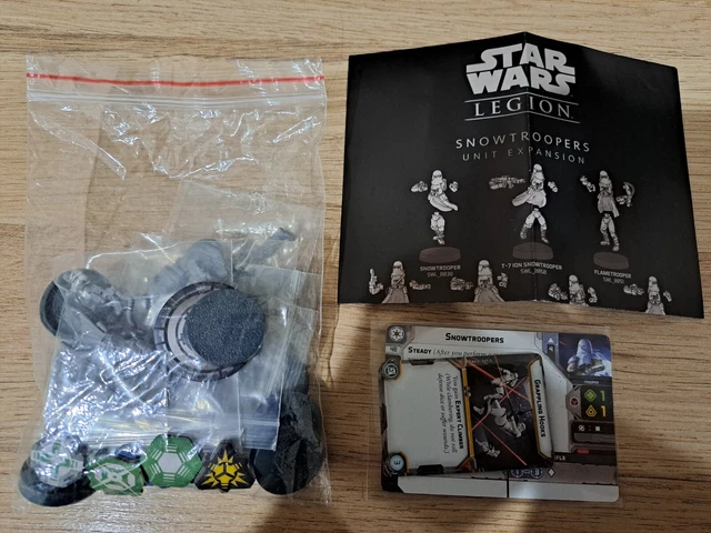 STAR WARS LEGION Snow troopers Imperial Unit Expansion Model Empire ...